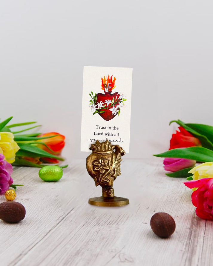 Hearts of the Holy Family Prayer Card Holders – Leanne Bowen