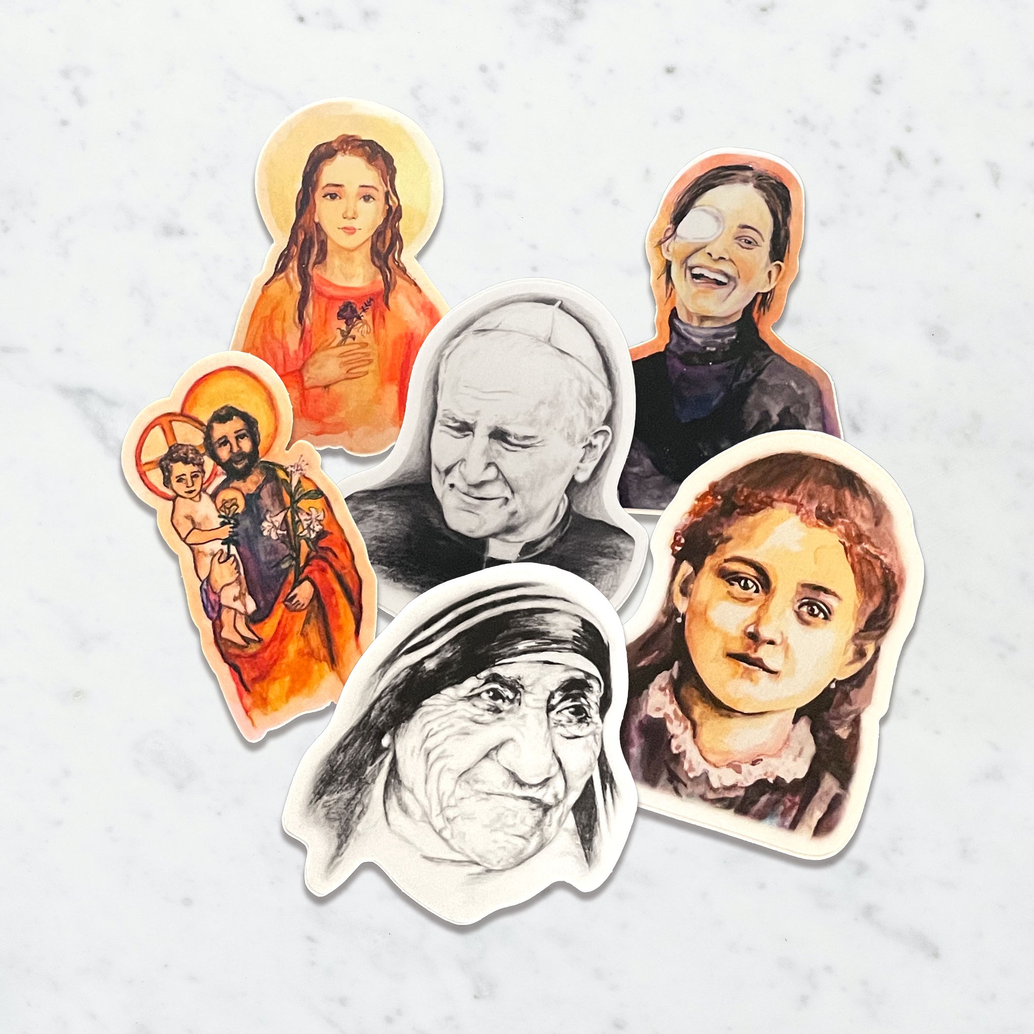 Saints Sticker Pack – Leanne Bowen